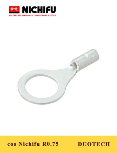 ĐẦU COS (COSSE CỐT) TRÒN NICHIFU R0.75-3.5 RING TERMINALS - DUOTECH