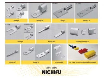 Đầu cosse Nichifu Nhật Bản Bảng giá đầu cos Nichifu nối dây điện