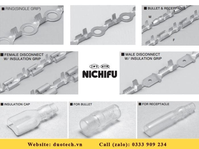 Đầu cosse Nichifu Nhật Bản Bảng giá đầu cos Nichifu nối dây điện