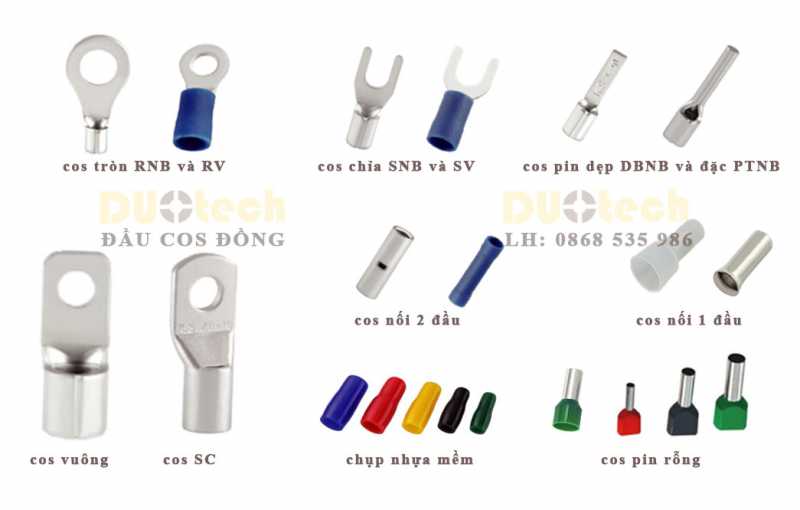 Đầu cos đồng KST Đài Loan K.S Taiwan Đầu cos nối dây điện