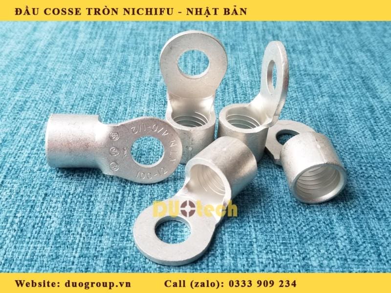 Đầu cos tròn Nichifu Nhật Bản Non-Insulated Ring Terminals - DUOTECH
