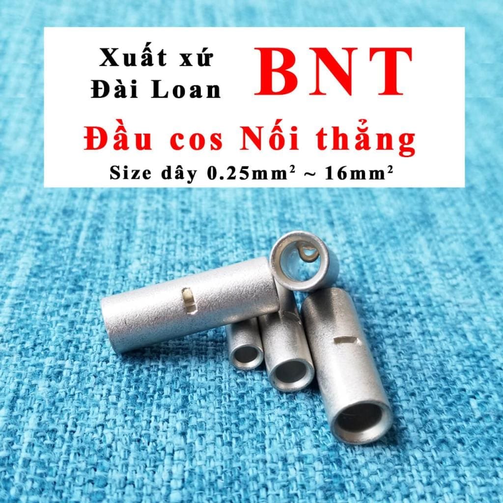 Đầu cos nối dây điện Nichifu KST JST DST thẳng trần B BNT