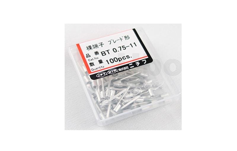 Đầu cos Nichifu BT0.75-11 đầu bấm dây điện loại kim dẹp Nichifu