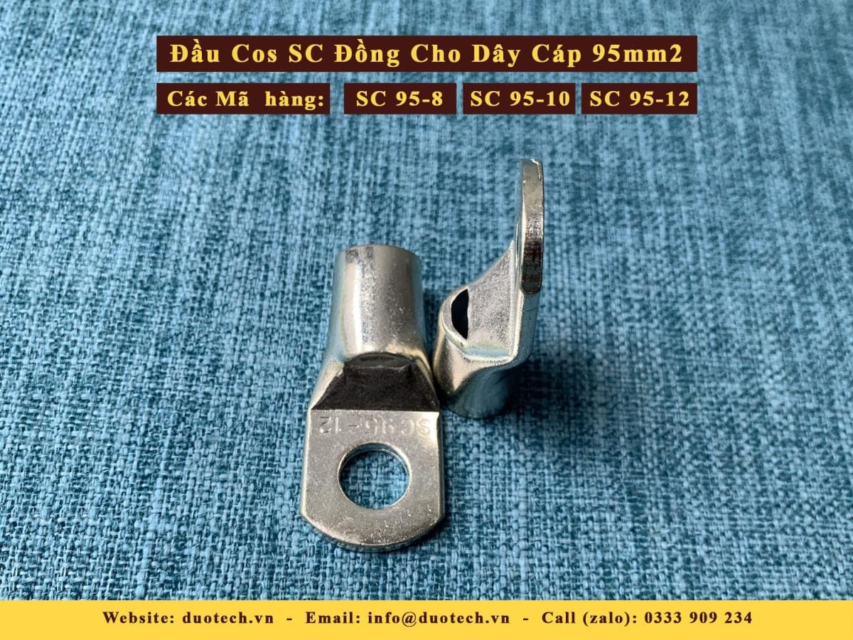 Đầu cos SC95 95mm2 M95 cosse bít SC95-10 SC95-12 đồng dày
