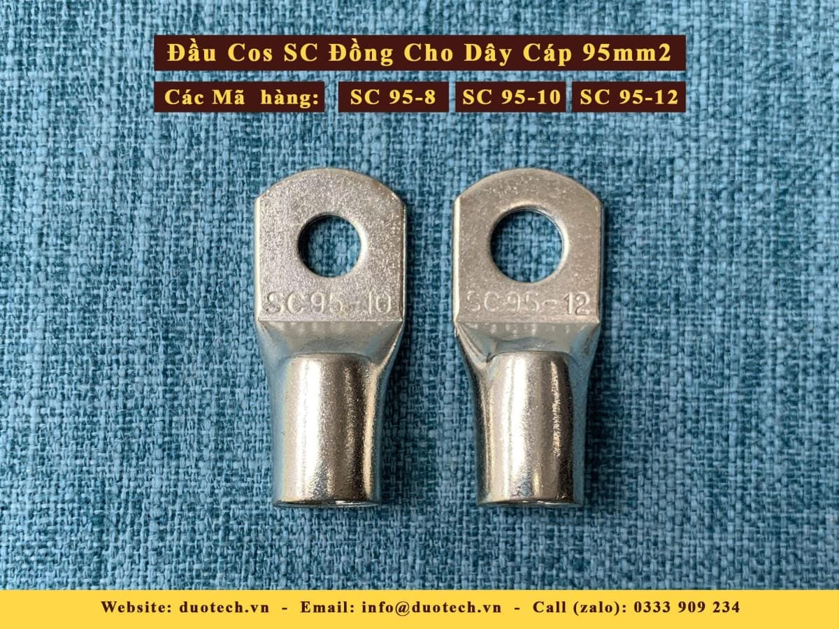 Đầu cos SC95 95mm2 M95 cosse bít SC95-10 SC95-12 đồng dày