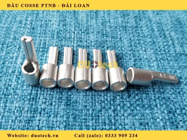 Đầu cosse pin đặc trần PTNB10-12 cho dây 10mm2 - DUOTECH