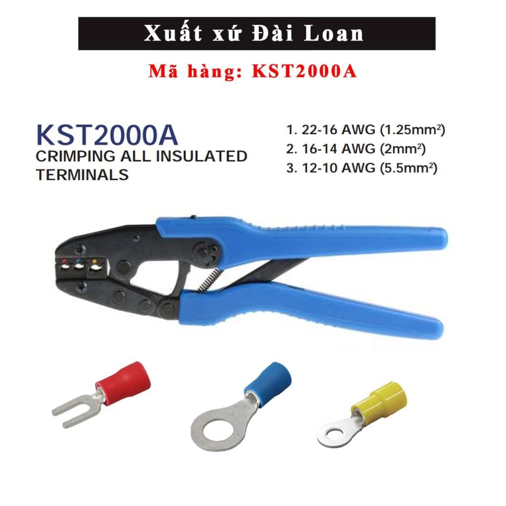 Đầu cos chỉa 1.5-2.5mm2 bọc nhựa SVS2-3.7 SVS2-4 SVS2-5