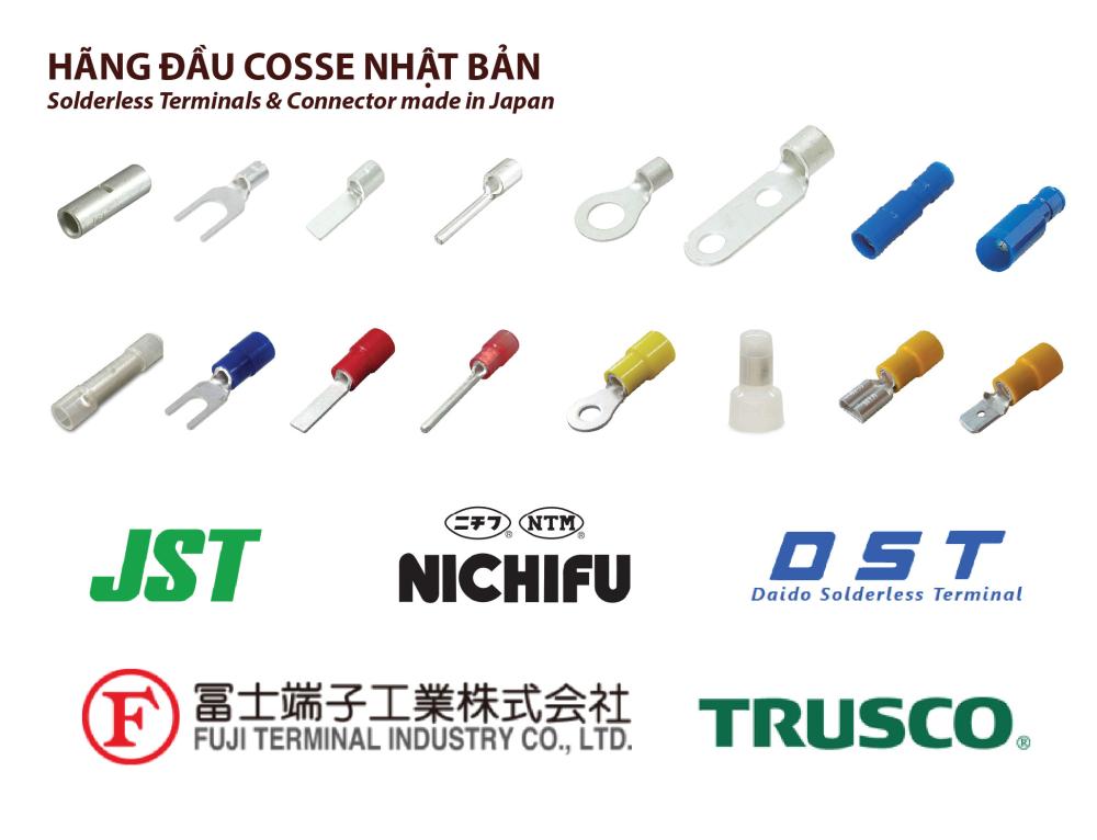 Đầu Cos Tròn Nichifu Non-Insulated Ring Terminals - DUOTECH