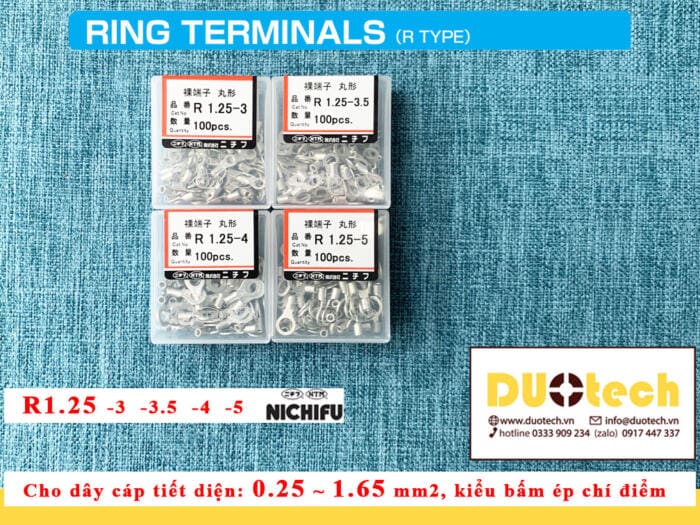 Đầu cos SC dài dày cose cosse cốt đồng bấm nối dây điện Nhật