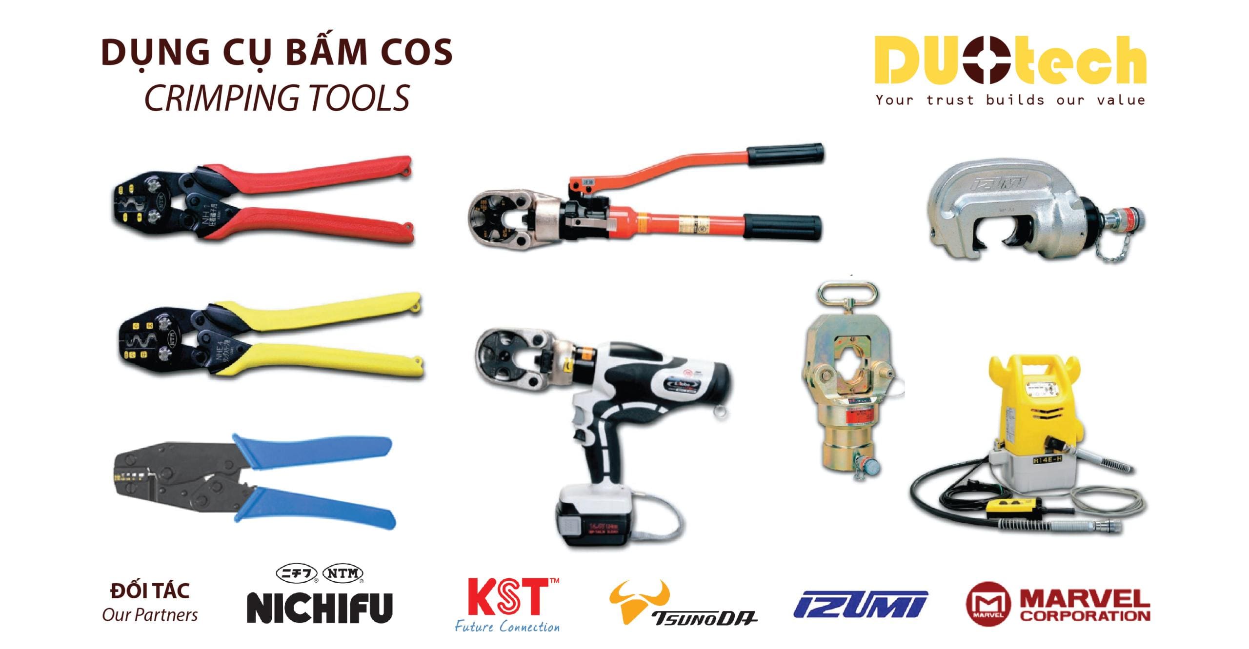 Kìm bấm cos - DUOTECH