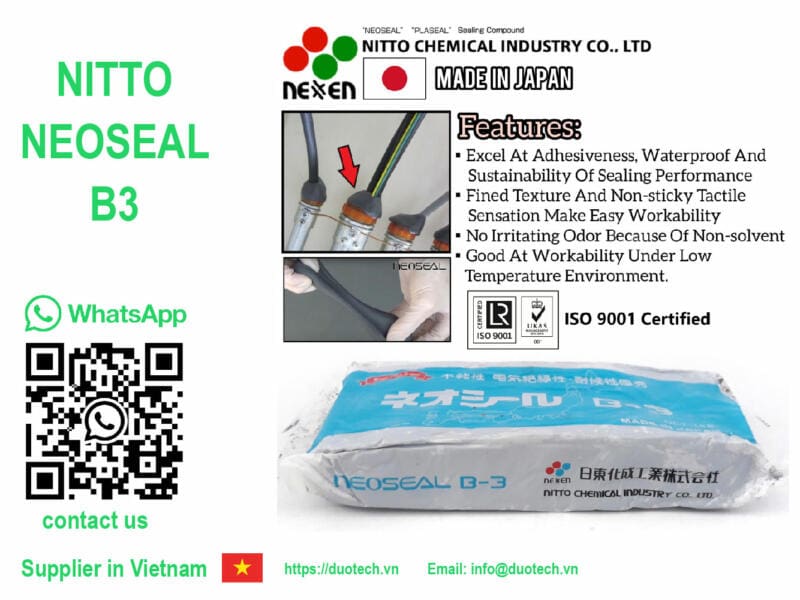 Nitto Neoseal B3 to Cambodia Phnom Penh Supplier in Vietnam DUOTECH